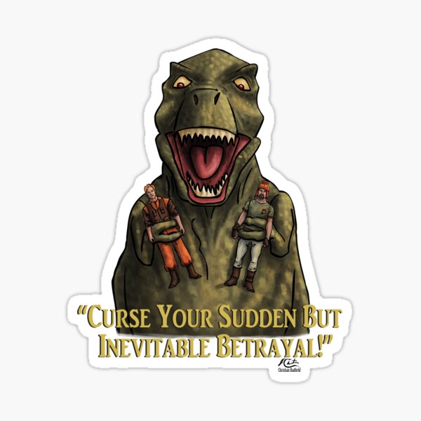 "Firefly: "Curse your sudden but inevitable betrayal!"" Sticker for ...