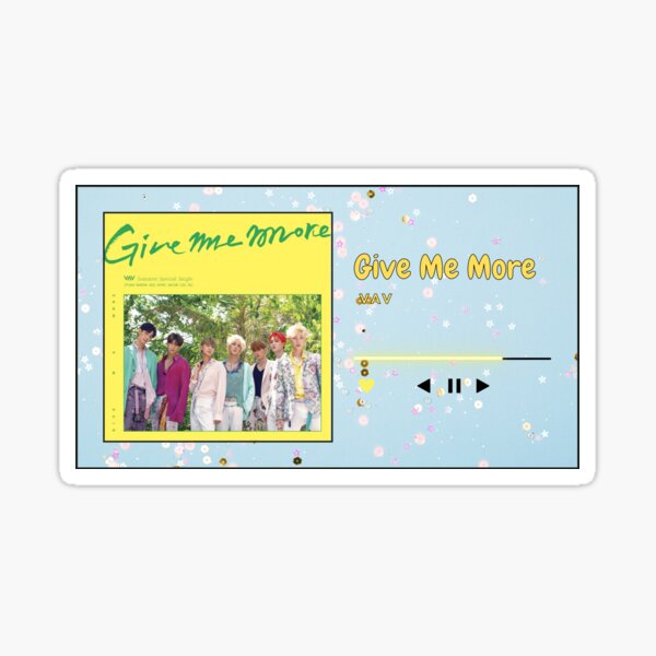 "[VAV] Give Me More" Sticker for Sale by vampzofficial | Redbubble