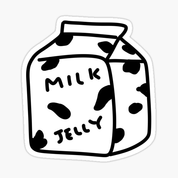"Milk jelly" Sticker for Sale by softmilkjelly | Redbubble