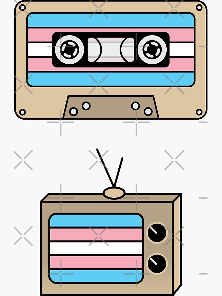 "Discreet Pride Transgender Flag" Sticker for Sale by ColoredRatio ...
