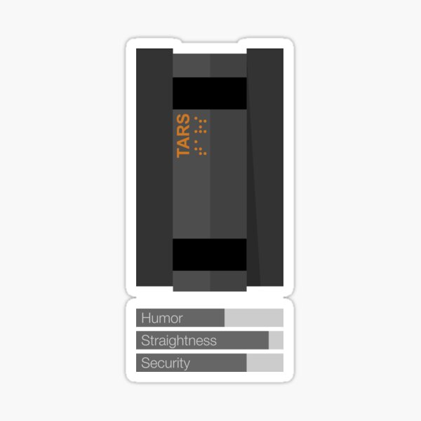 "Interstellar - Tars" Sticker for Sale by Undersom | Redbubble