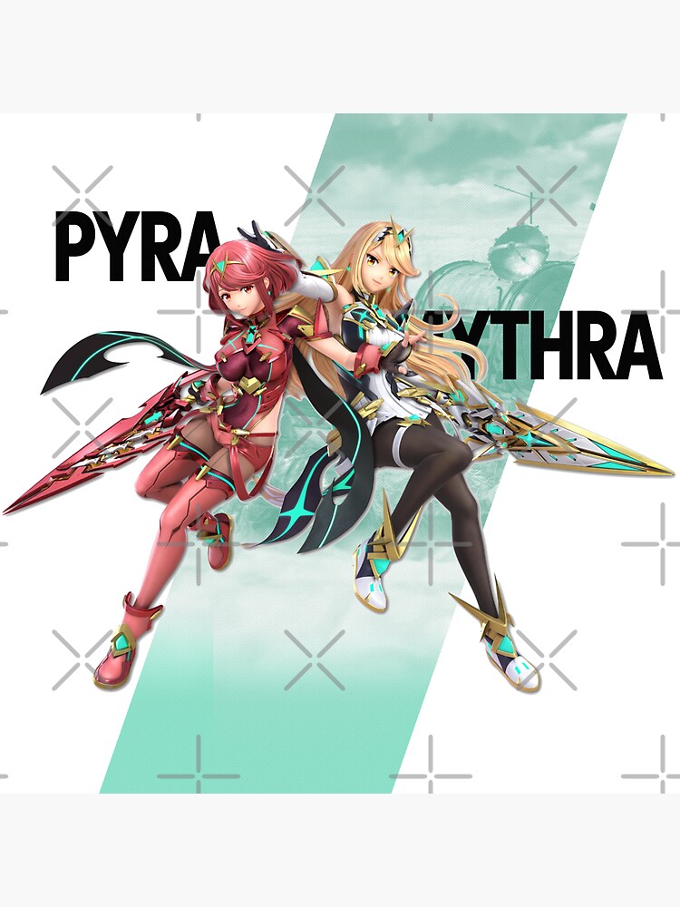 "Pyra and Mythra" Sticker for Sale by KOSCs | Redbubble
