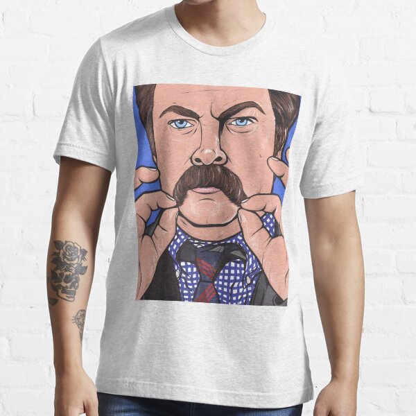 "Ron Swanson" T-shirt by turddemon | Redbubble | ron swanson t-shirts ...
