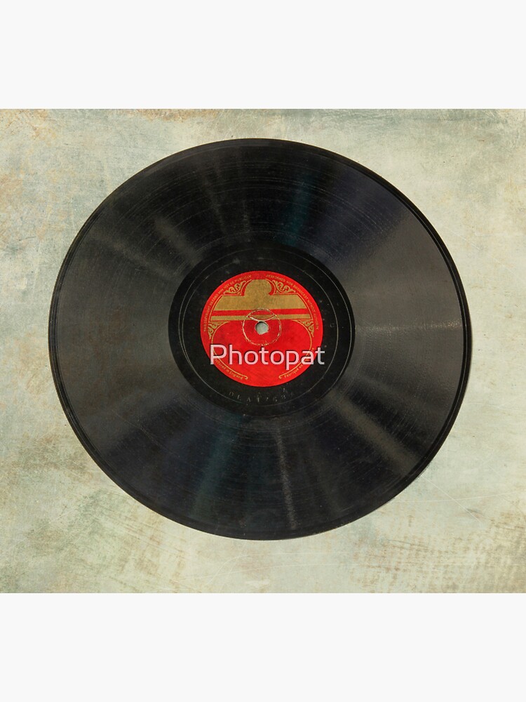 "VIntage 78rpm record " Sticker for Sale by Patricia Hofmeester | Redbubble