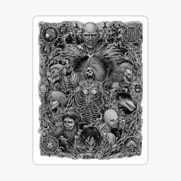 "Titans" Sticker for Sale by Weedyff | Redbubble