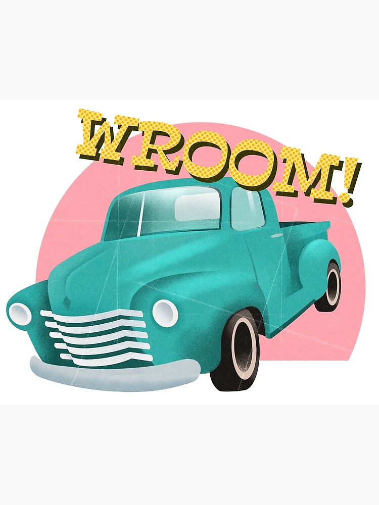 "Wroom!" Poster by MedusaDesign | Redbubble