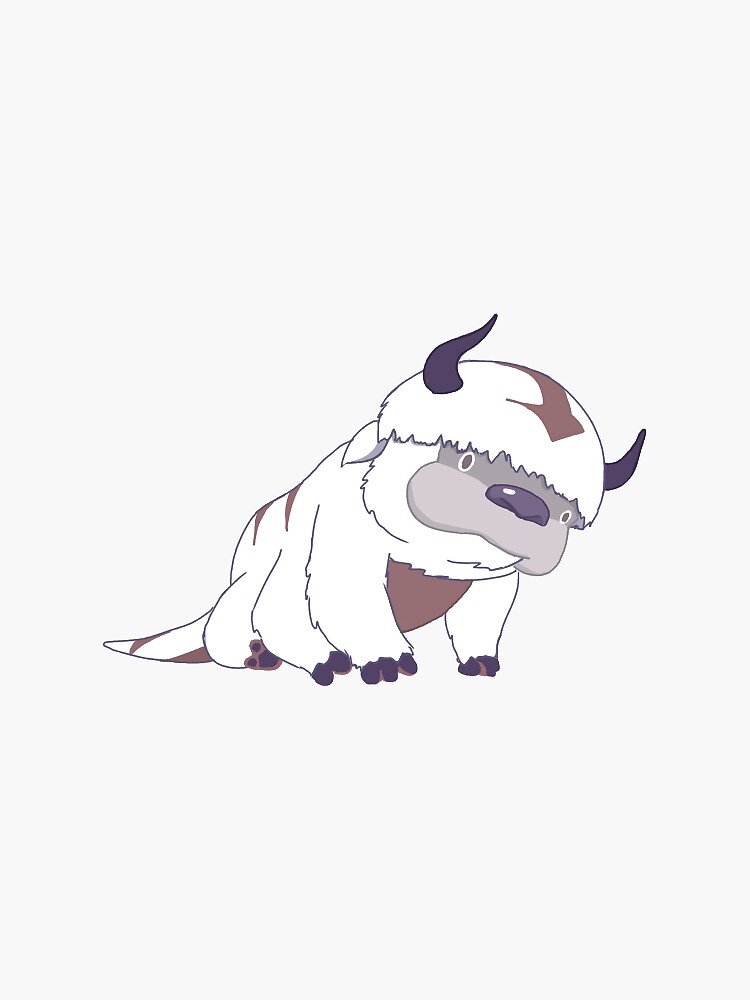 "Appa Avatar: The Last Airbender ~" Sticker for Sale by RosaCorgi ...