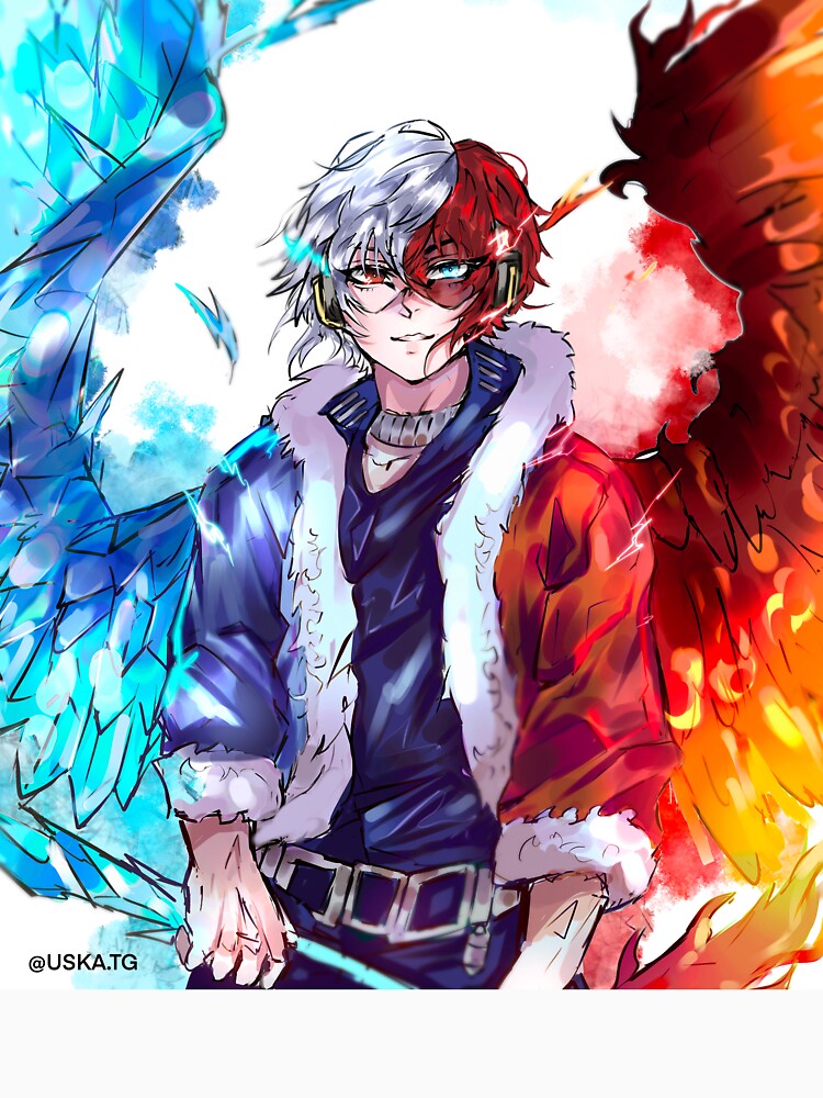 "Todoroki x Hawks Fusion " T-shirt for Sale by Uska-tg | Redbubble ...