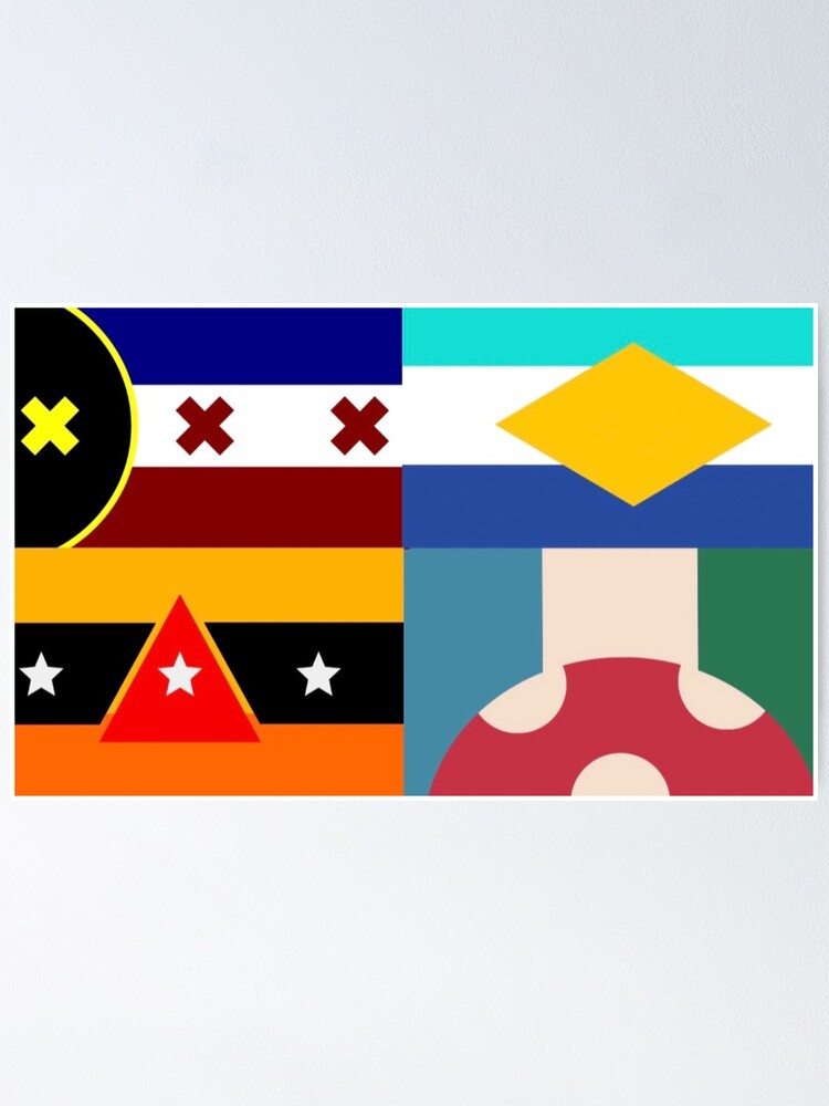 "DSMP Flags" Poster for Sale by Artyabby16 | Redbubble