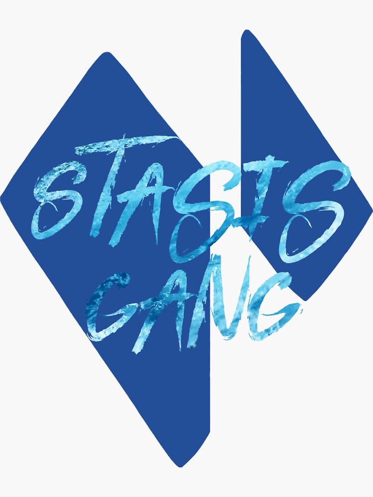 "Stasis Gang" Sticker for Sale by marinatedwaifu | Redbubble