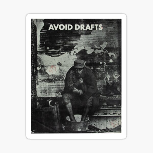 "Avoid Drafts - Anti Vietnam Draft Vintage Poster - 1967 - San ...
