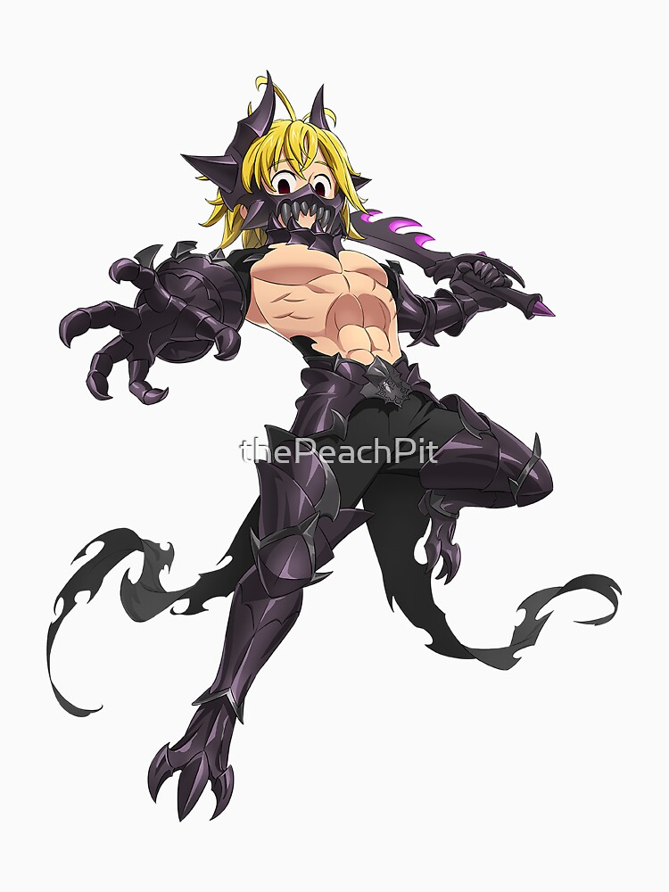"Seven Deadly Sins Meliodas Full Body (Demon) #6" T-shirt for Sale by ...