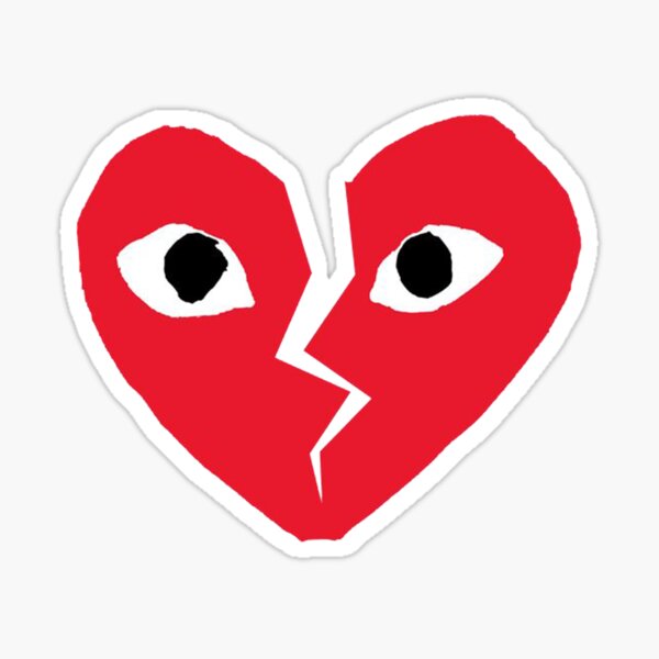 Cdg Play Stickers | Redbubble