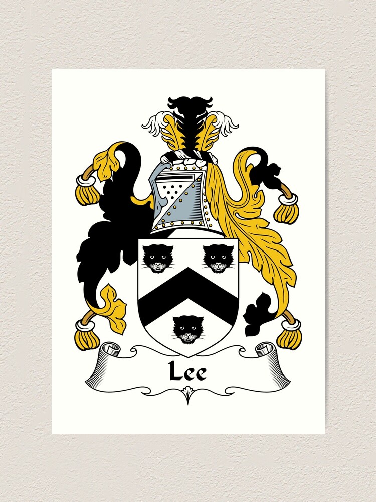 "Lee Coat of Arms / Lee Family Crest" Art Print by ScotlandForever ...