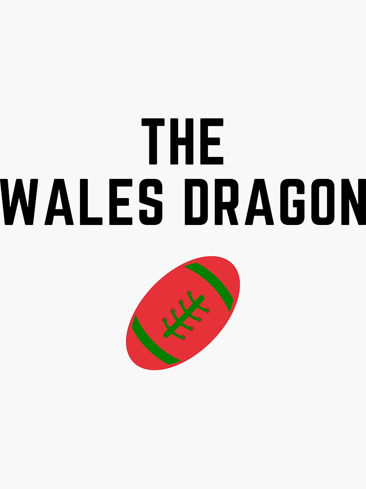 "Welsh Rugby Union - The Wales Dragon" Sticker for Sale by Lami9 ...