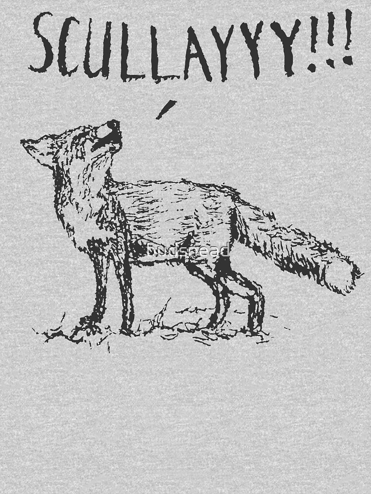 "What a Certain Fox Says" Fitted T-Shirt for Sale by goofwarrior ...