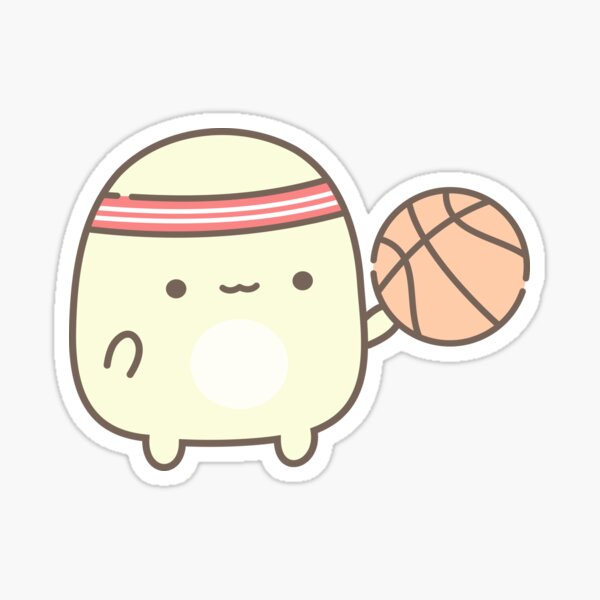 Pegatina «Little Blobs: Juego de baloncesto» de SnickerDoodleUS | Redbubble