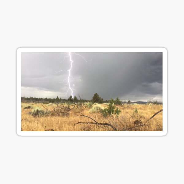 "Lightning strike" Sticker for Sale by Mammons-Goldie | Redbubble