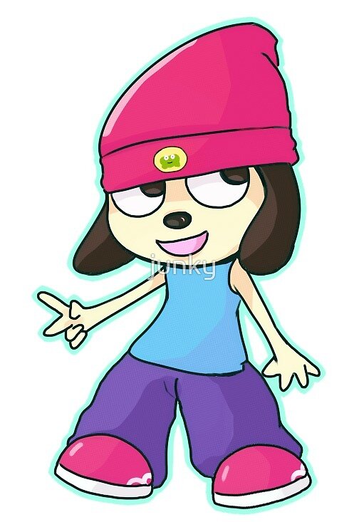 "parappa sticker" by junky | Redbubble