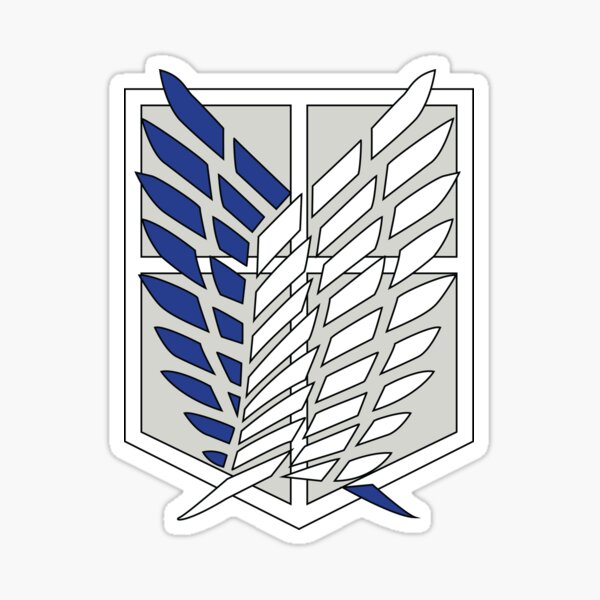 Attack On Titan Scouts Stickers | Redbubble