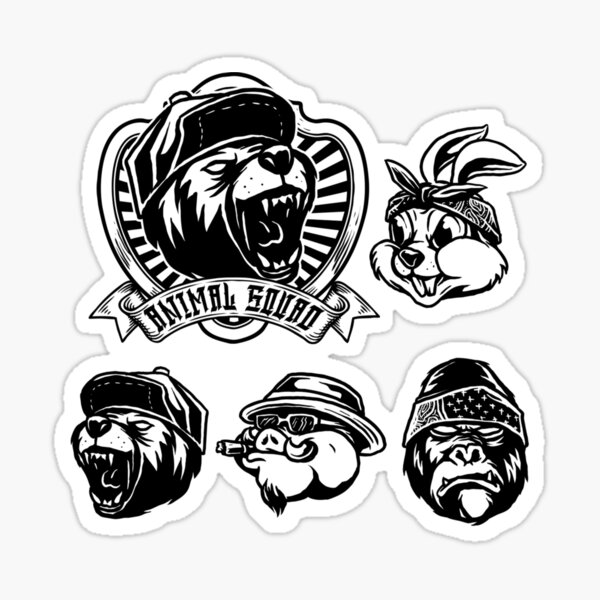 "Gangster style sticker" Sticker for Sale by DexTer2230 | Redbubble