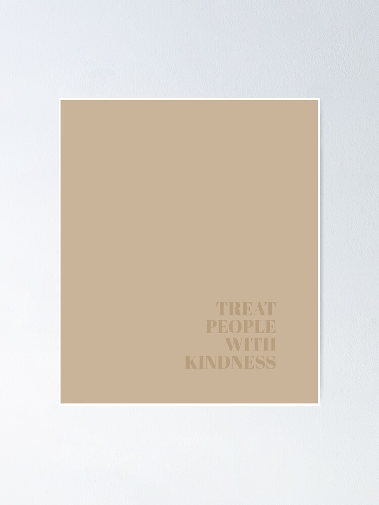 "tpwk beige " Poster for Sale by maferpct | Redbubble