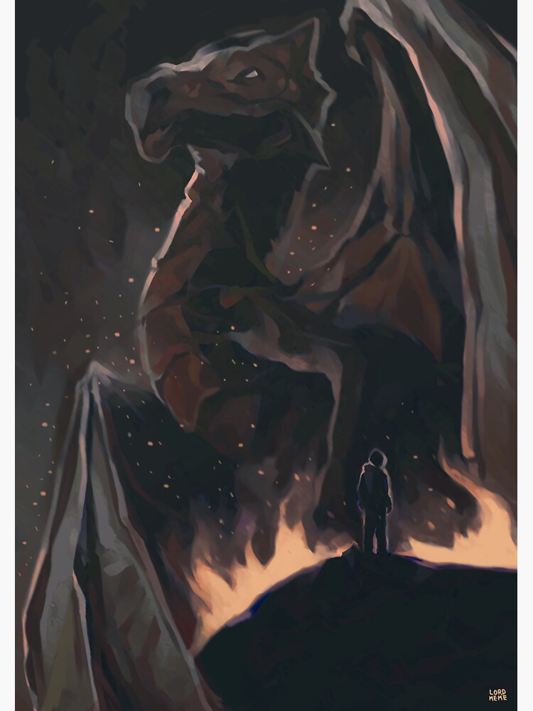 "BBC Merlin Kilgharrah Print" Sticker for Sale by Lordmemenglish ...