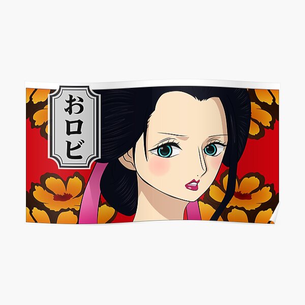 "Nico Robin Cute "Geisha" - One Piece" Poster for Sale by ...