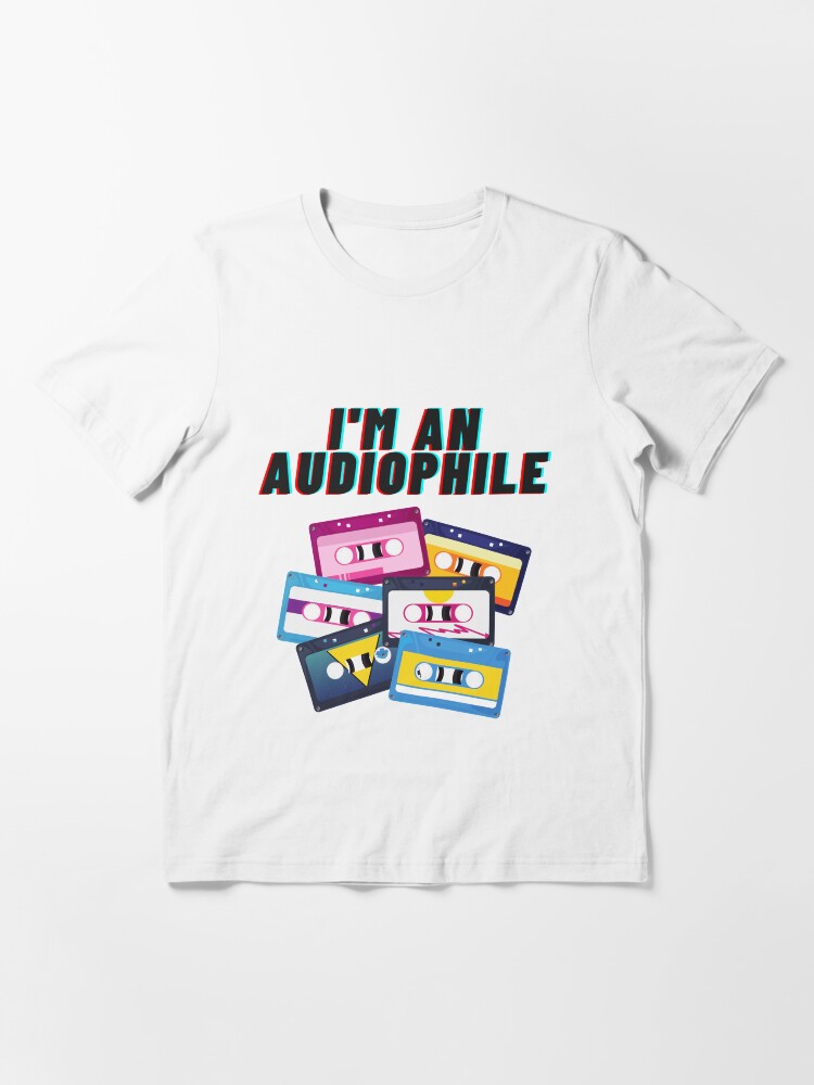 "Audiophile t-shirt" T-shirt for Sale by BlackCatTShirts | Redbubble ...