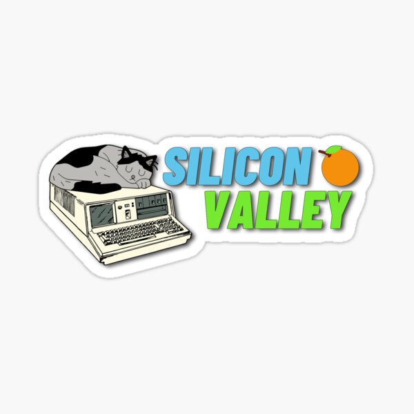 "Silicon Valley" Sticker for Sale by Art-Dramatic | Redbubble