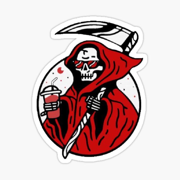 "Reaper" Sticker for Sale by Frikineat | Redbubble