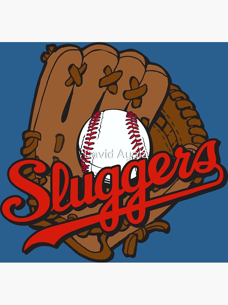 "Sluggers Baseball Logo" Poster for Sale by David Ayala | Redbubble