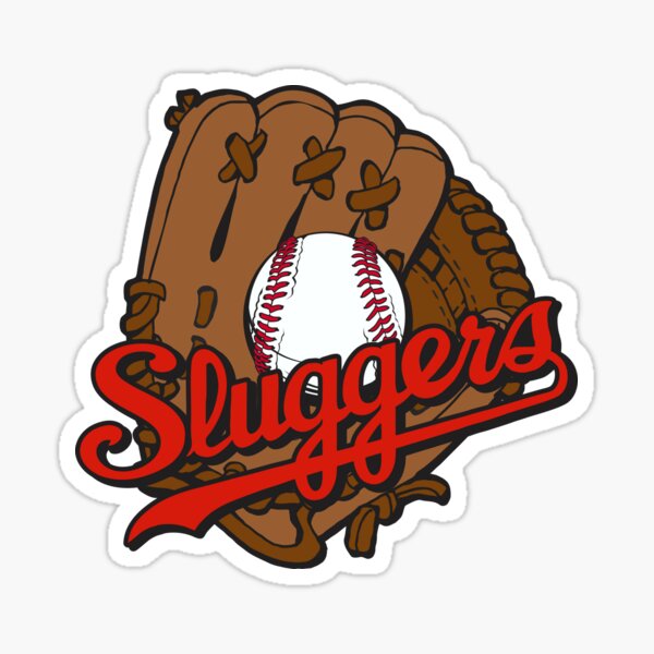 "Sluggers Baseball Logo" Sticker for Sale by DavidAyala | Redbubble