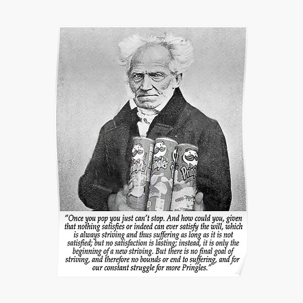 "Arthur Schopenhauer in a nutshell" Poster for Sale by scotter1995 ...
