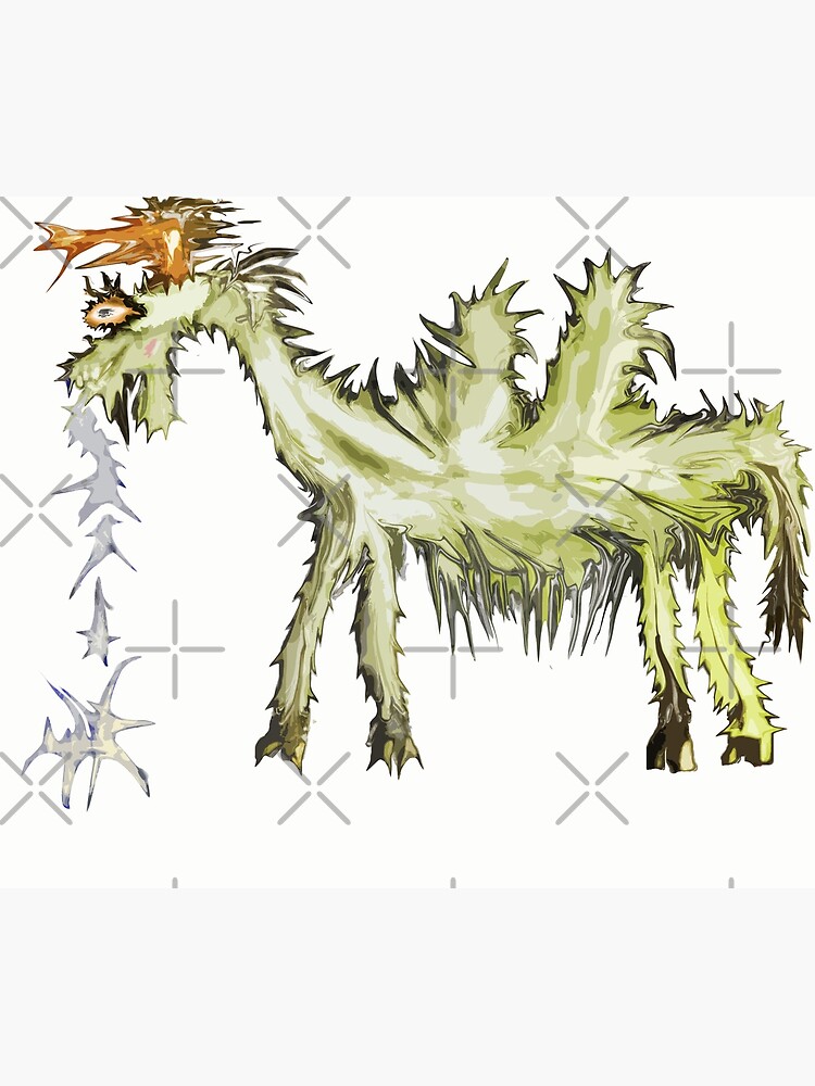 "Dragon camel spitting on the ground author's drawing exclusive" Poster ...