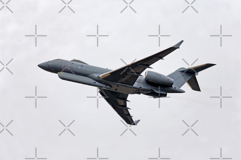 "RAF Raytheon Sentinel R1, Bombardier BD- 700 airborne battlefield and ...