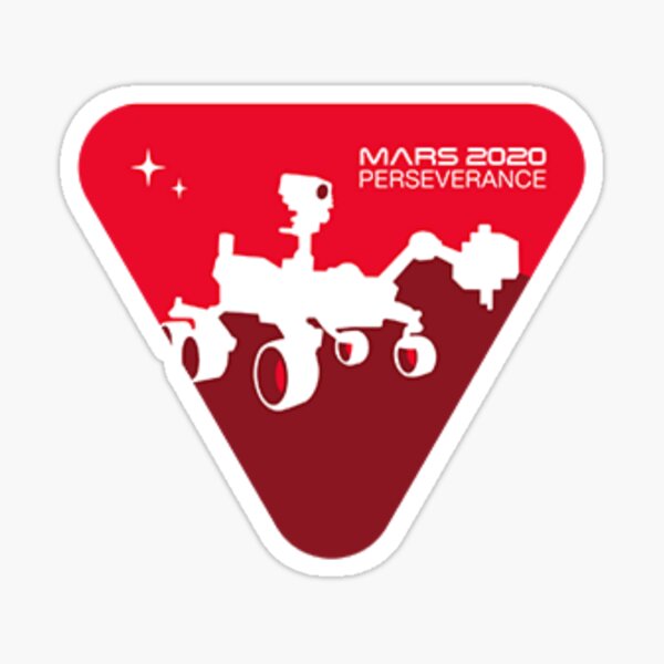 "Perseverance Mars Rover Design" Sticker by SDStudiosDesign | Redbubble