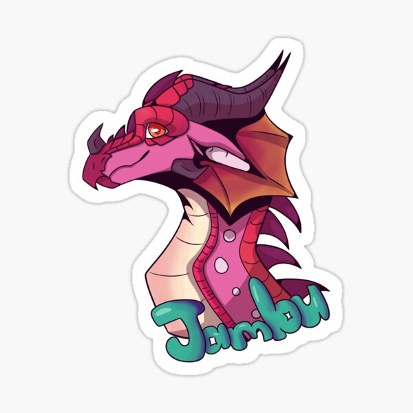 "Jambu (Wings of Fire)" Sticker for Sale by Lovable-Peril | Redbubble