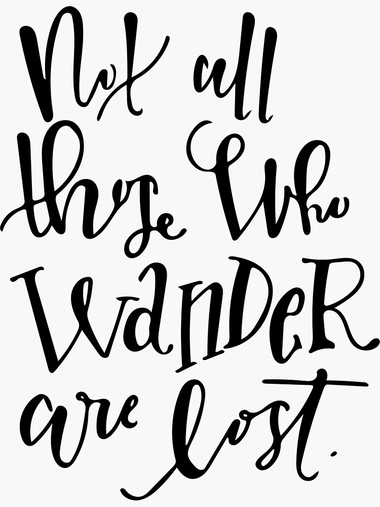 "Wanderer" Sticker for Sale by bennese | Redbubble