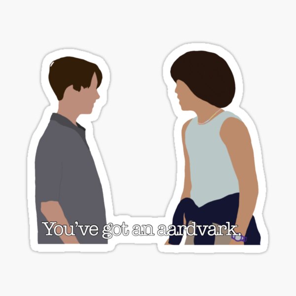 "you’ve got an aardvark pen15" Sticker for Sale by han04 | Redbubble