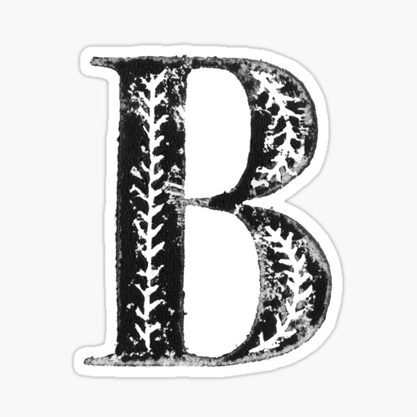 "Serif Stamp Type - Letter B" Sticker for Sale by seeback | Redbubble