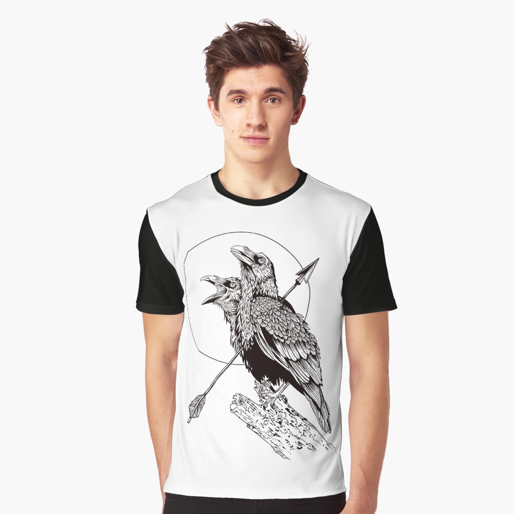 "Two headed crow" Art Print for Sale by Grace Curran | Redbubble