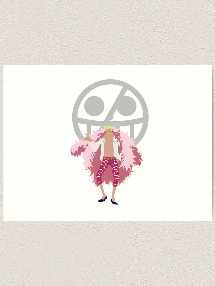 "Doflamingo one piece manga minimalist design art" Art Print for Sale ...