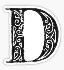Letter D: Stickers | Redbubble