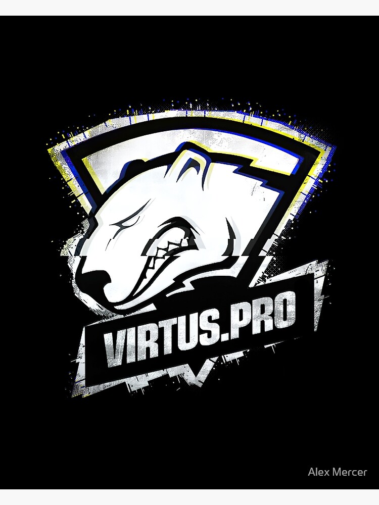 "Virtus Pro Team Redesign Logo Black Edition" Art Print for Sale by ...