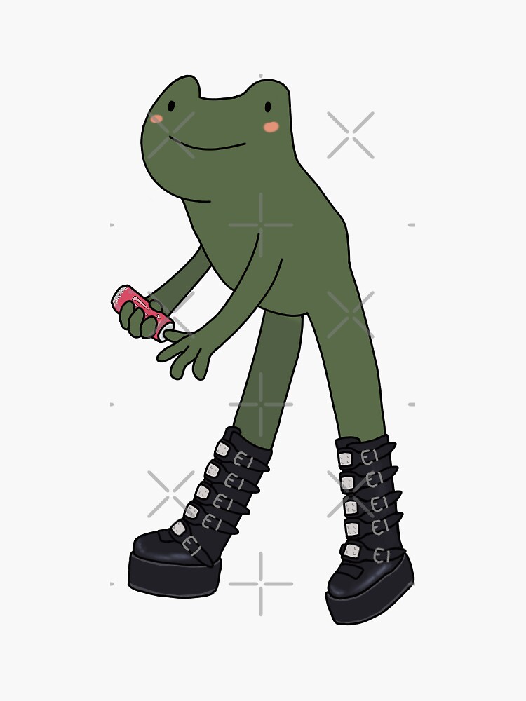 "Demonia monster frog" Sticker by jlarty | Redbubble