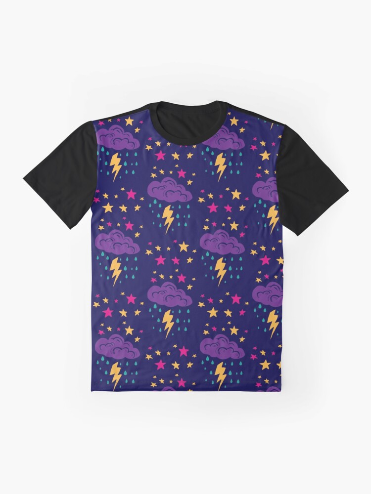 "Vector seamless pattern in the form of thunderstorms. Seamless pattern ...