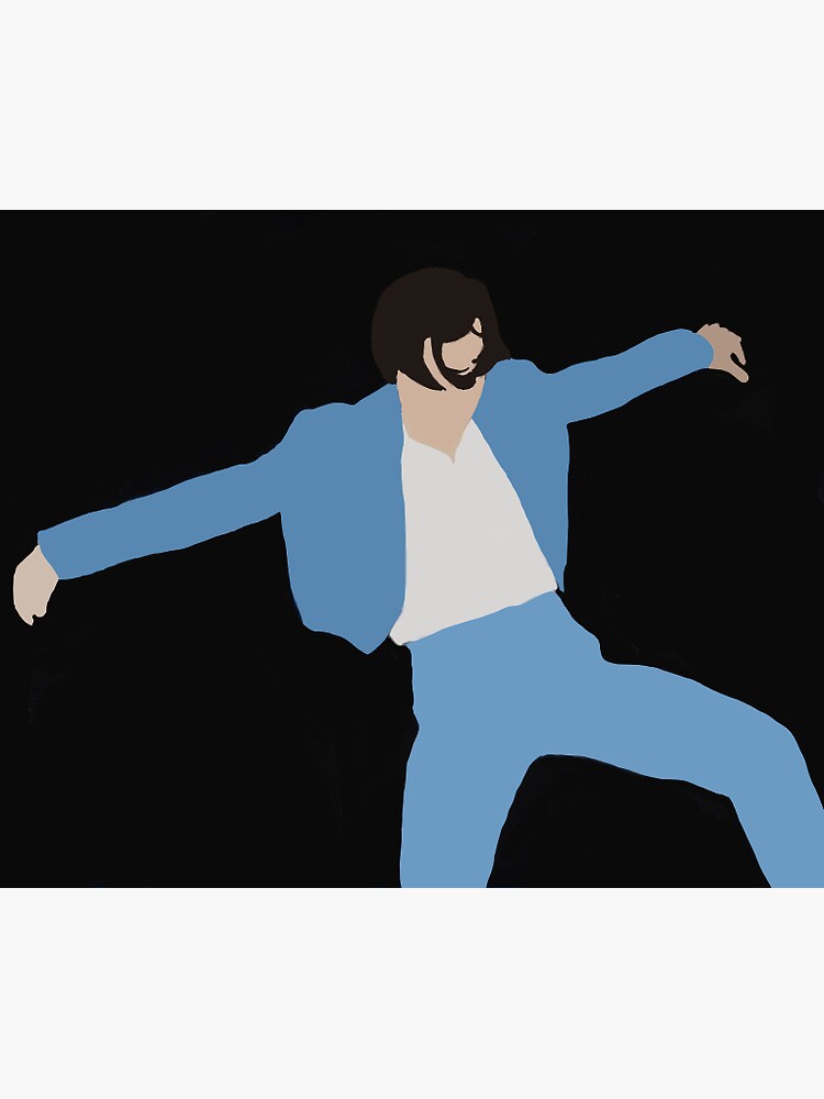 "Harry Styles Blue Suit Digital Art" Sticker for Sale by rhk3090 ...