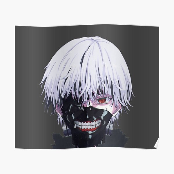 "Ken Kaneki masked" Poster by Ryzox | Redbubble