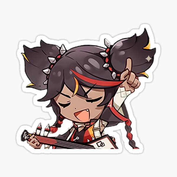 "Xinyan | Genshin Impact Sticker "Rock N 'Roll"" Sticker von ...